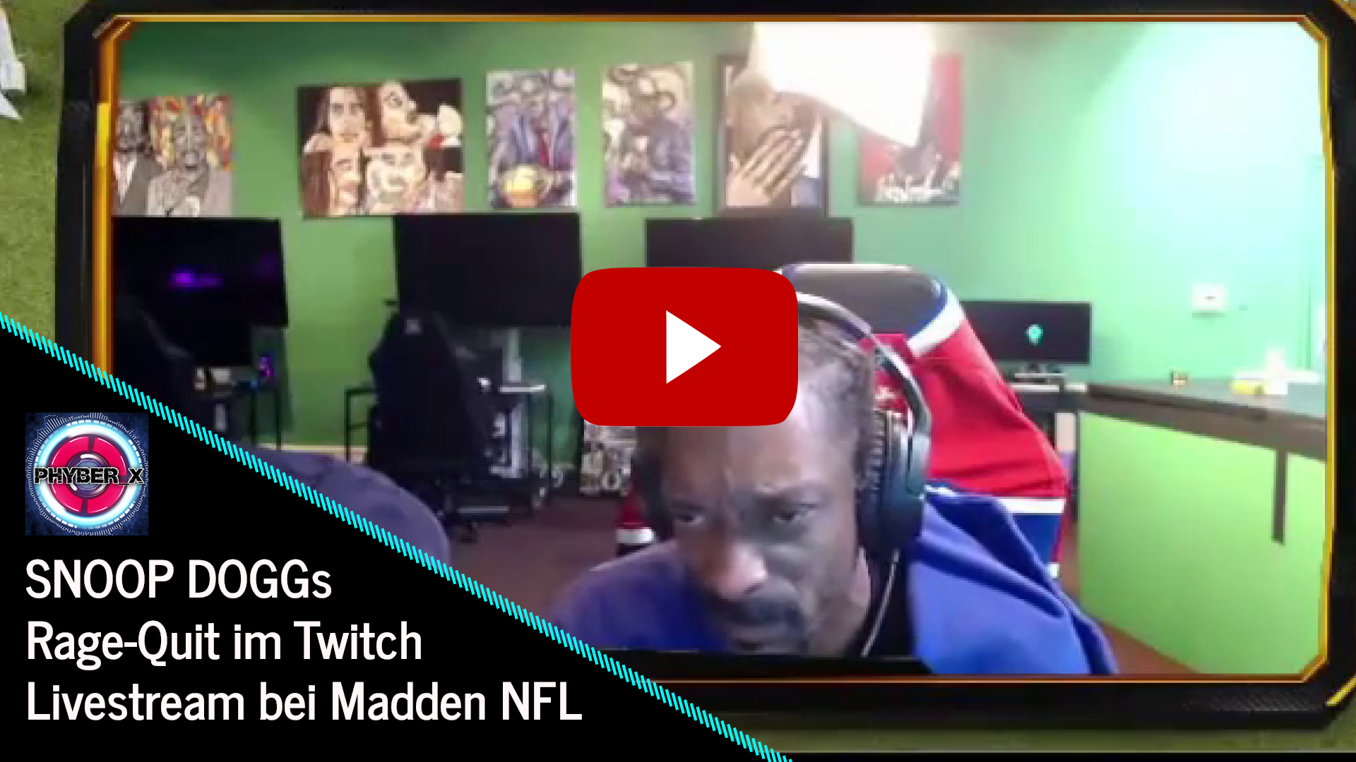 Snoop Doggs Rage Quit im Twitch Livestream - PhyberX Gaming